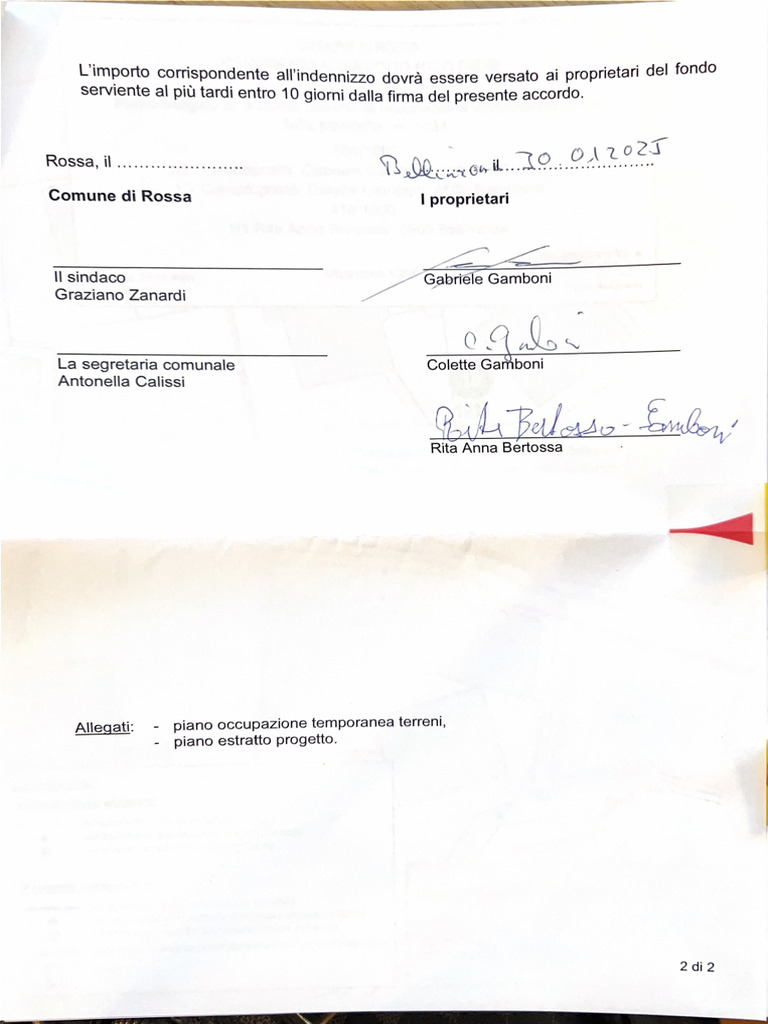 Accordo Bonario Fognatura | PDF