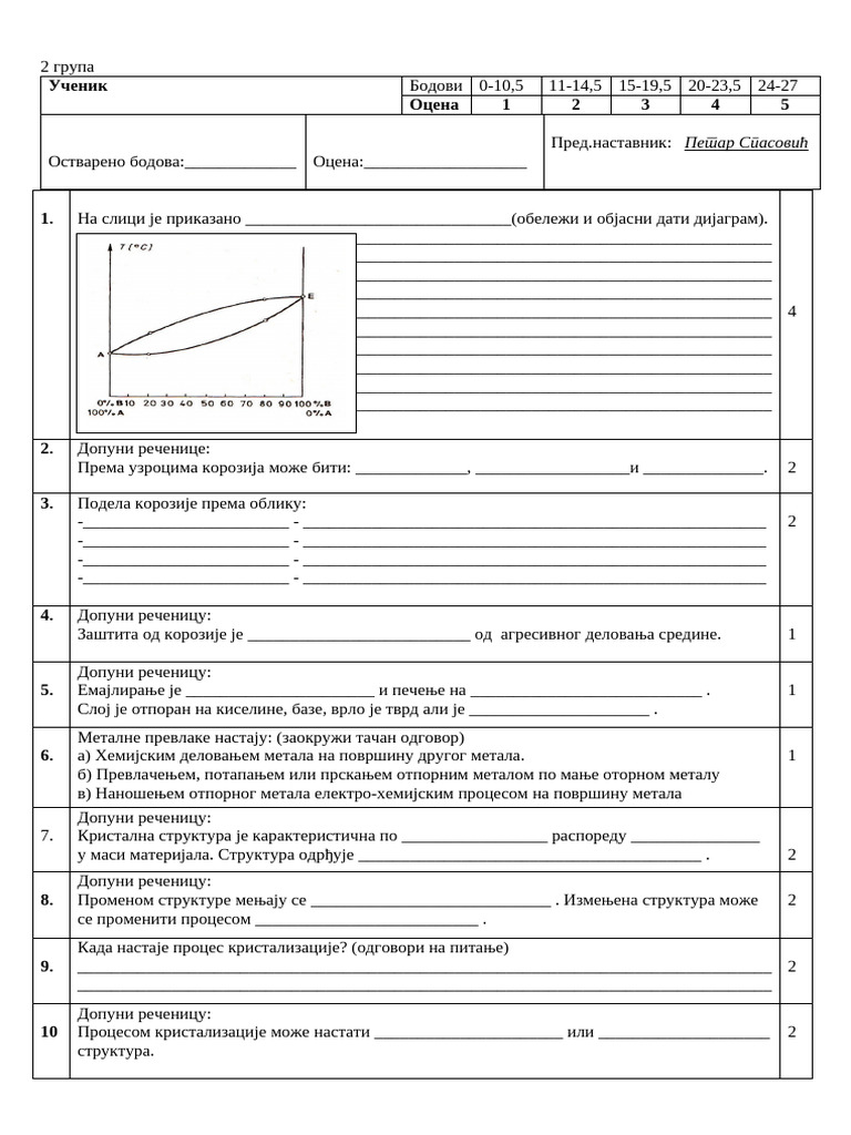 Masinski materijali - 2 grupa | PDF
