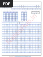 180 Q OMR Sheet for NEET 2025 | PDF | Optical Character Recognition ...