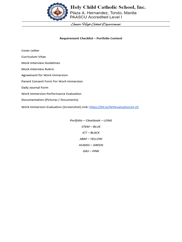 Requirement-Checklist-and-Forms | PDF | Job Interview | Interview