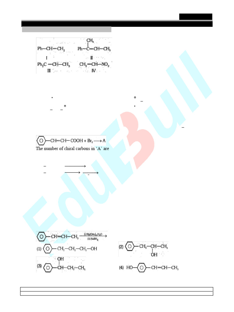 3 Reaction Mechanism LI Ex | PDF | Methyl Group | Chemical Reactions