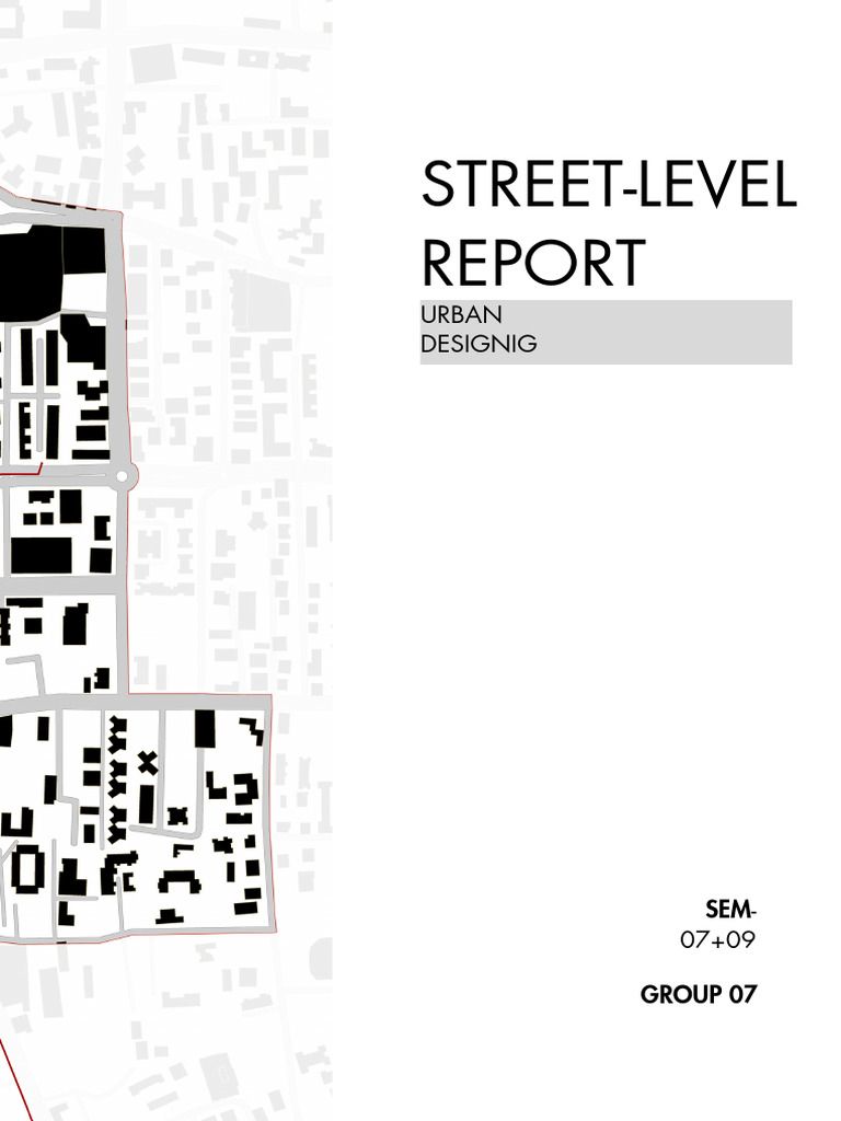 Street Mapping Report | PDF | Pedestrian Crossing | Sidewalk