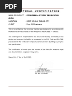 Structural Stability Certificate | PDF | Law