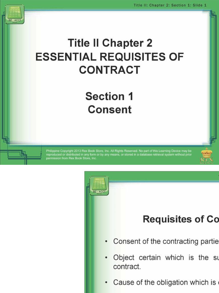 Title II Chapter 2 Sec 1 | PDF