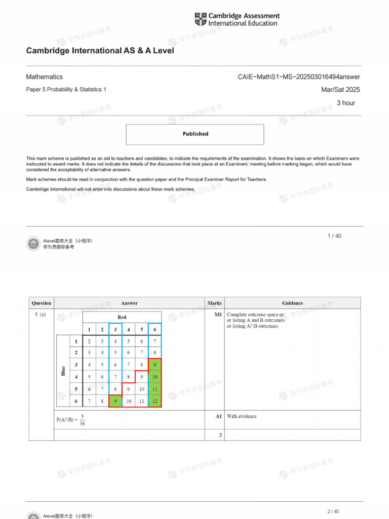 Statistics and Probability - Ms-202503016494answer | PDF