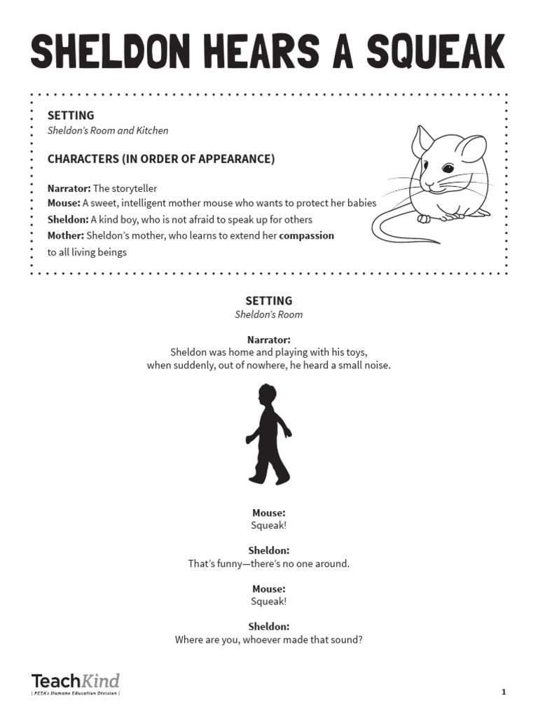Sheldon Hears A Squeak Script - FINAL 7 22 20 | PDF | Mouse