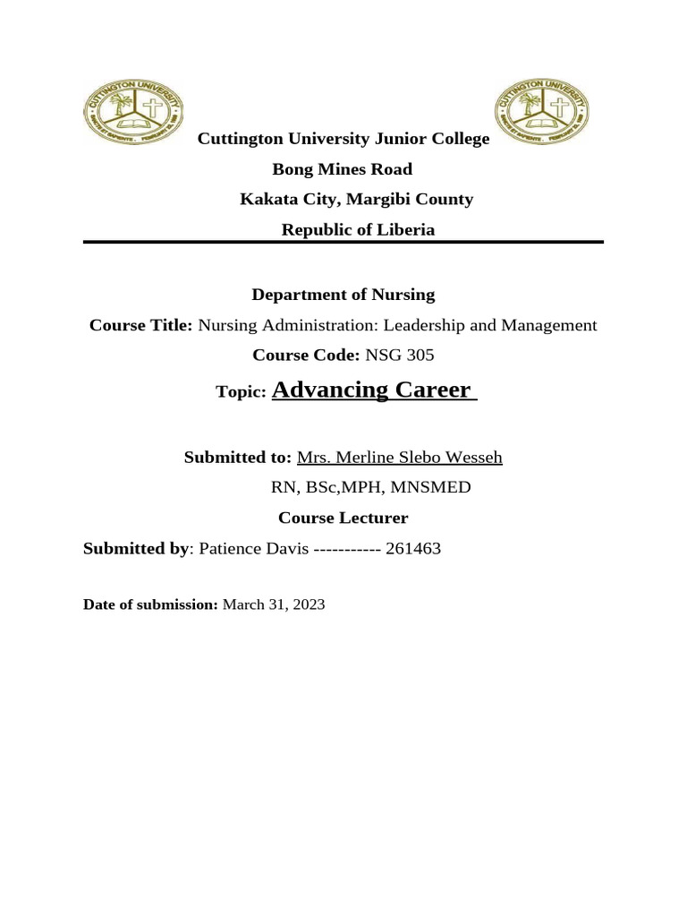 What Is Career Advancement | PDF | Goal | Motivation