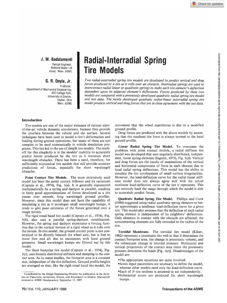 Badalamenti_et_al_1988_Paper_Radial-Interradial_Spring_Tire_Models ...