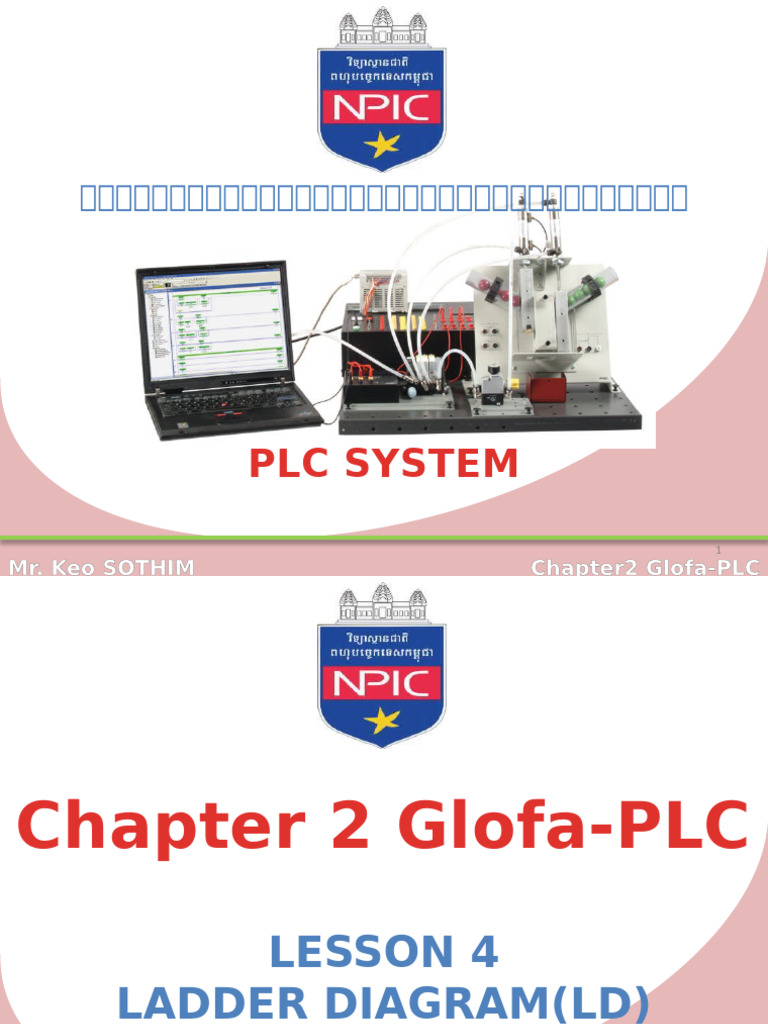 05-Lesson4 - Ladder Diagram | PDF | Programmable Logic Controller | Boolean Data Type
