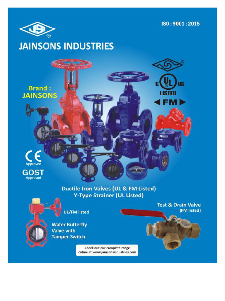 Catalogue DI Valves Jainsons New | PDF