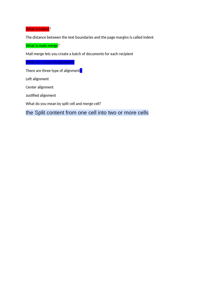 What is Indent | PDF