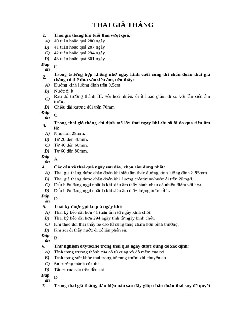 Thai Già Tháng | PDF