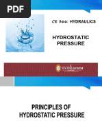 Hydrostatic Pressure Vs Depth Water Table Chart and Equation | PDF