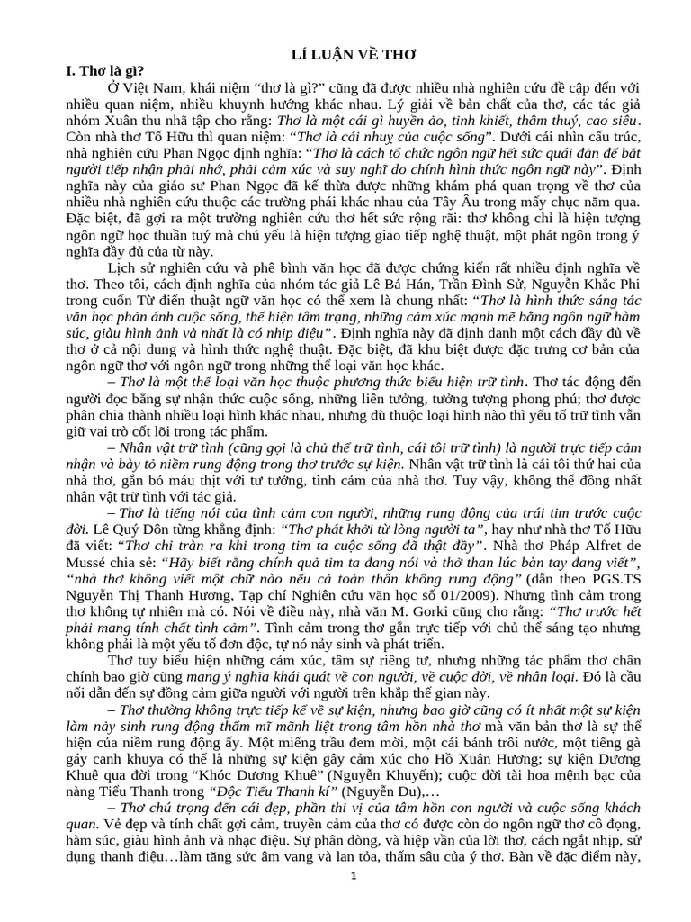 7. LI LUAN VE THO | PDF