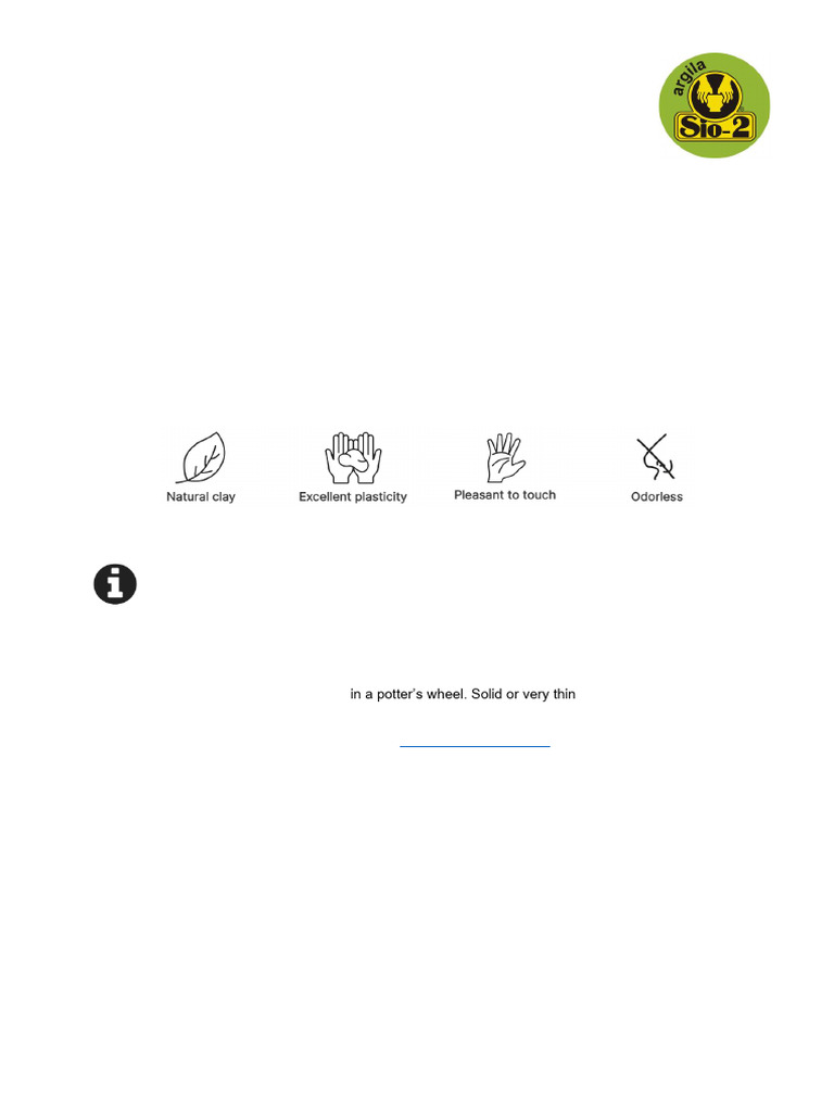 GB - Technique Sheet Sio-2 Argila (Eng) | PDF | Pottery | Clay