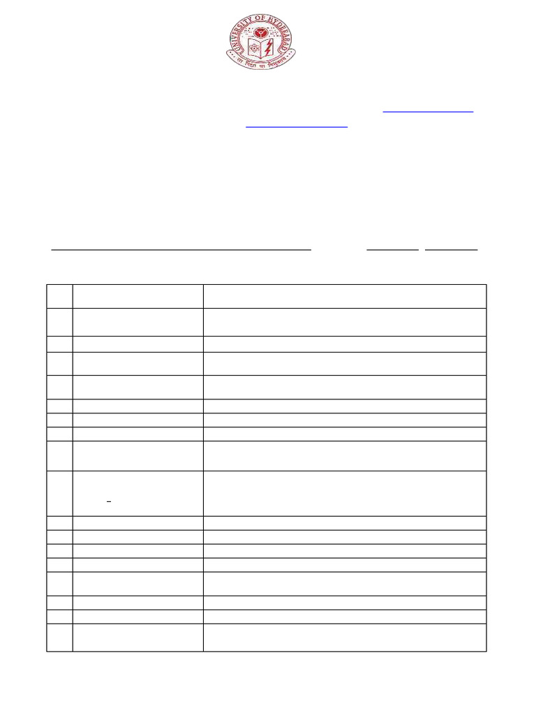 Application and NOC Form | PDF