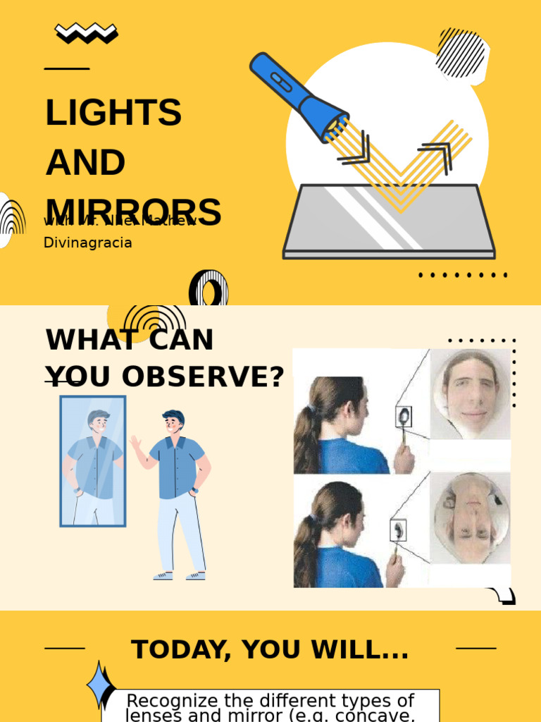 Plane Mirrors | PDF | Reflection (Physics) | Mirror