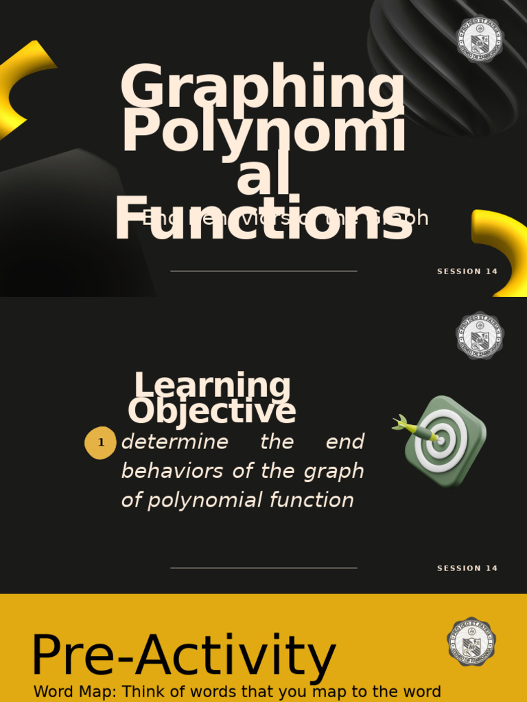 End Behaviors of Polynomial Graphs | PDF | Polynomial | Function ...