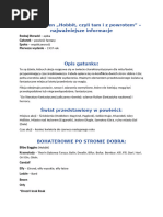 Hobbit Notatki Z Lektury | PDF