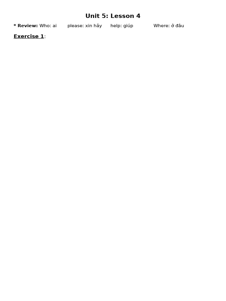 Unit 5 Lesson 4 | PDF