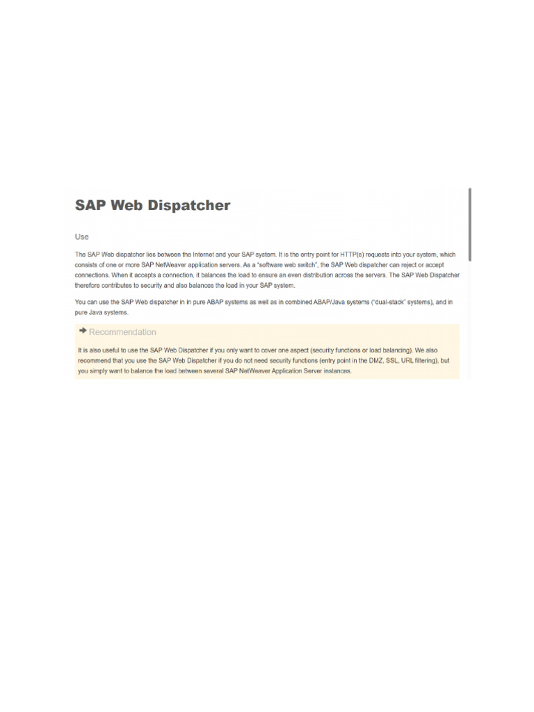 Web Dispatcher - Problem Analysis of SSO For SAP Fiori | PDF | Computing | Information Technology