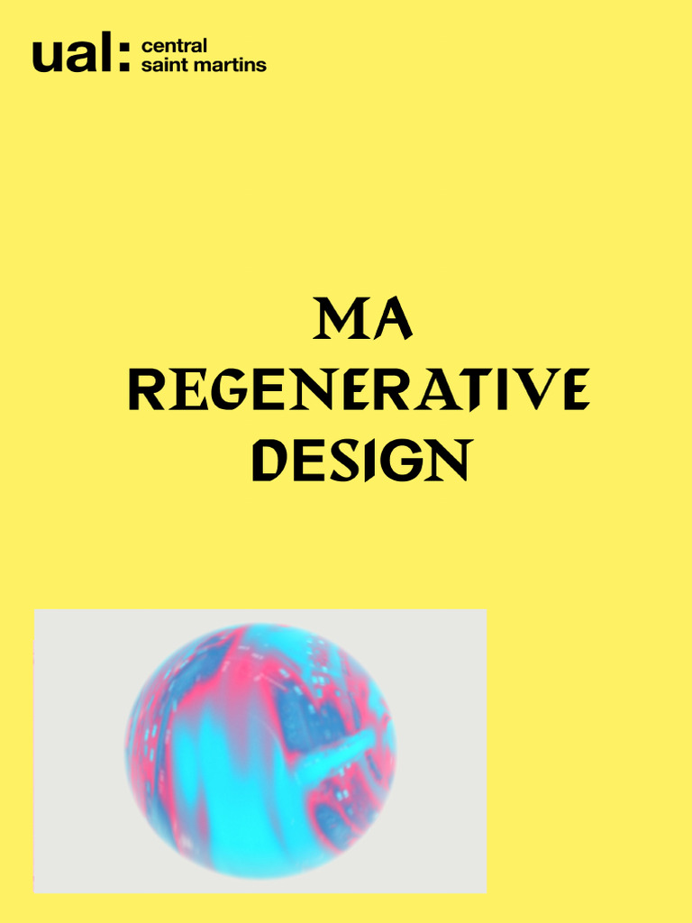 CSMMARGDH01 MA Regenerative Design Programme Specification 2024 25 | PDF | Sustainability ...