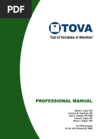 Tova Clinical Manual | PDF | Attention Deficit Hyperactivity Disorder ...
