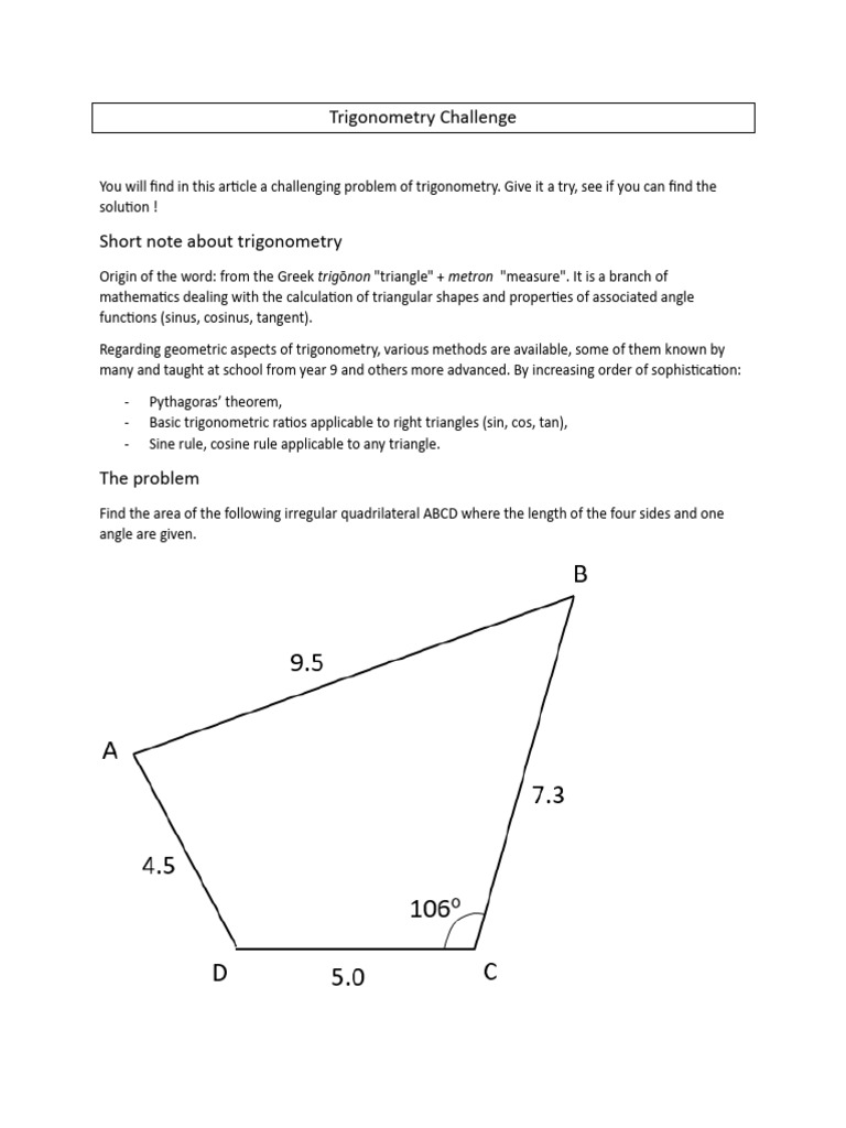Article Trigonometry | PDF