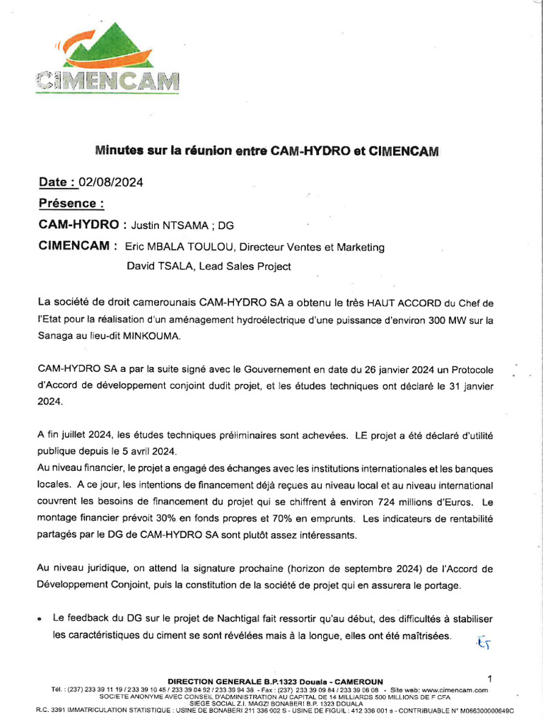 CR Cam Hydro-Cimencam | PDF