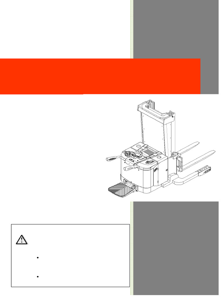 Noblelift PS 30RP Instruction Handbook Manual | PDF