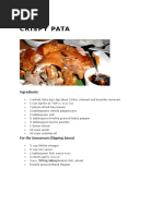 Satti de Zamboanga Recipe Guide | PDF | Sauce | Taste