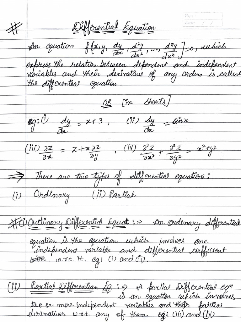 Understanding Differential Equations | PDF | Equations | Nonlinear System