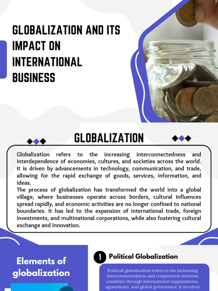 Globalisation and Its Impact On International Business - 20250211 ...