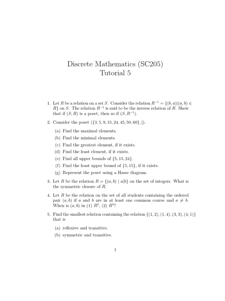 SC205 Tut5 | PDF
