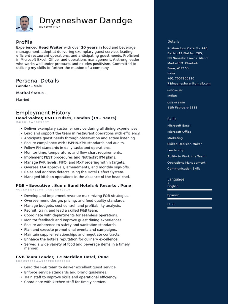 Dnyaneshwar Dandge Resume-3 | PDF