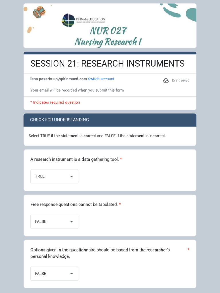 SESSION 21_ RESEARCH INSTRUMENTS | PDF