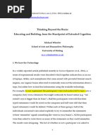CLARK CHALMERS, D. - The Extended Mind | PDF | Mind | Metaphysics Of Mind