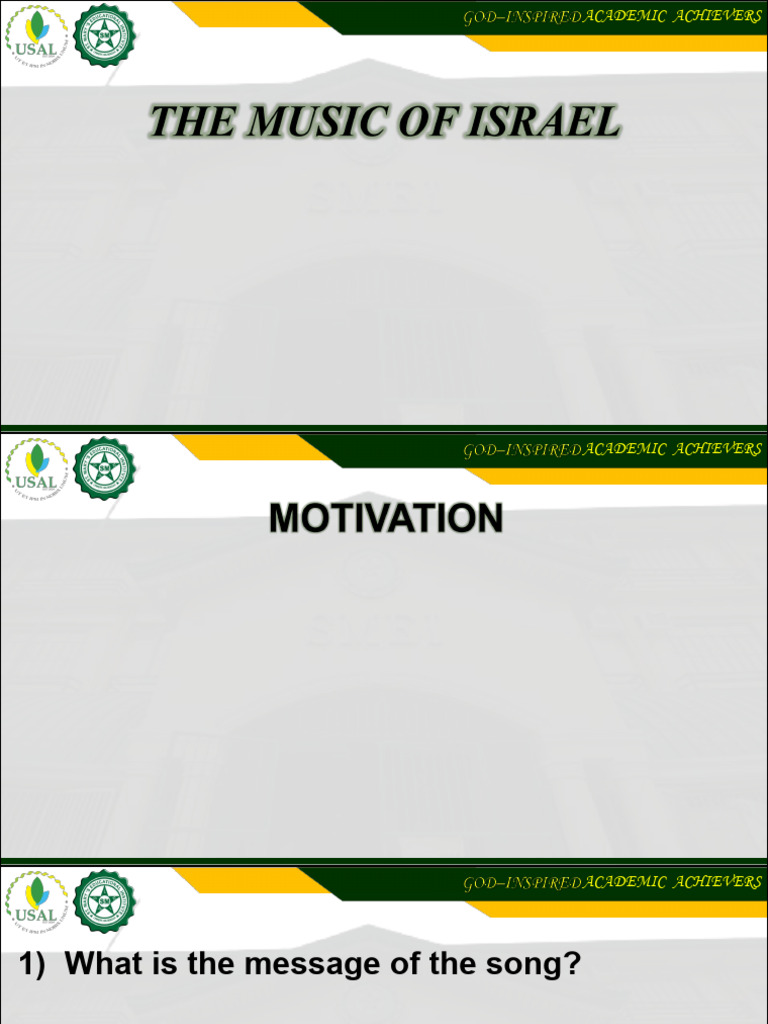 THE_MUSIC_OF_ISRAEL | PDF | Israel | World Politics