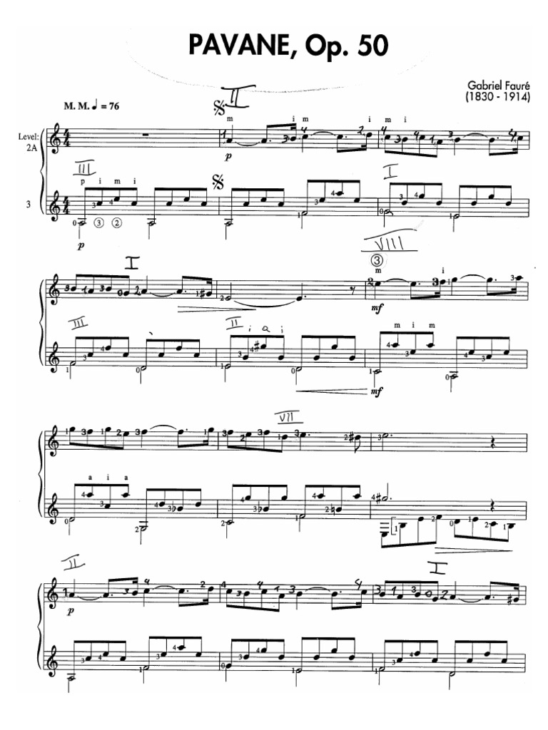 Pavane Fauré Duo | PDF
