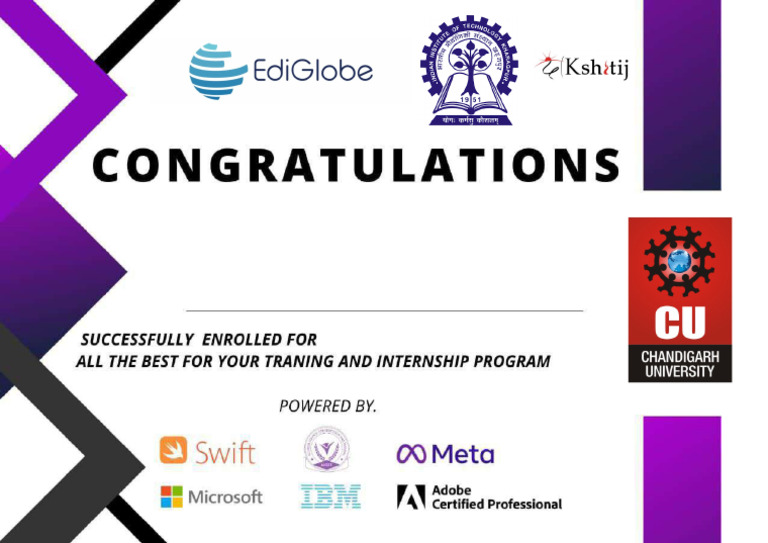 Sample certificate CU | PDF