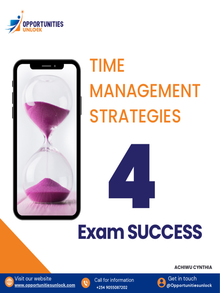 Exam Time Management Strategies | PDF