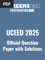 UCEED 2021 Question Paper With Complete Solution | PDF | Area