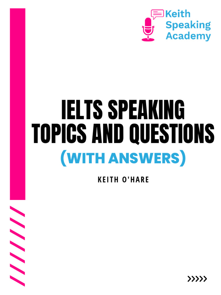 IELTS Speaking Topics and Questions | PDF | International English ...