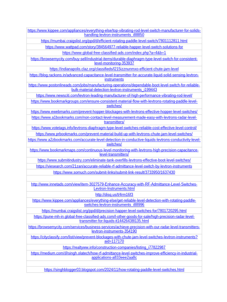 Rf Admittance Level Switch Pdf Telecommunications Engineering Electronics
