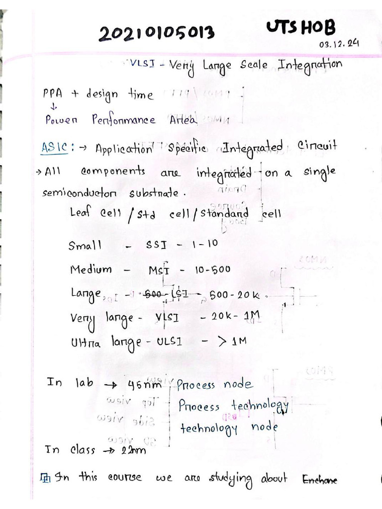 VLSI Note Compressed | PDF