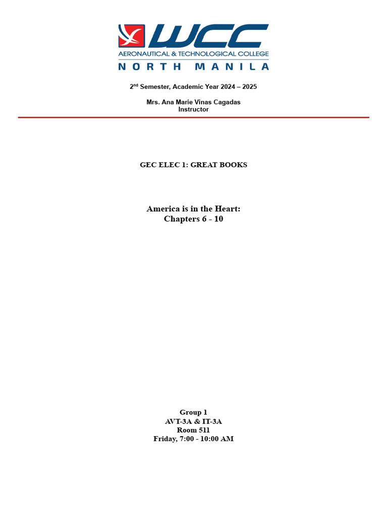 Gec Elec 1 Written Report 1 | PDF | Immigration