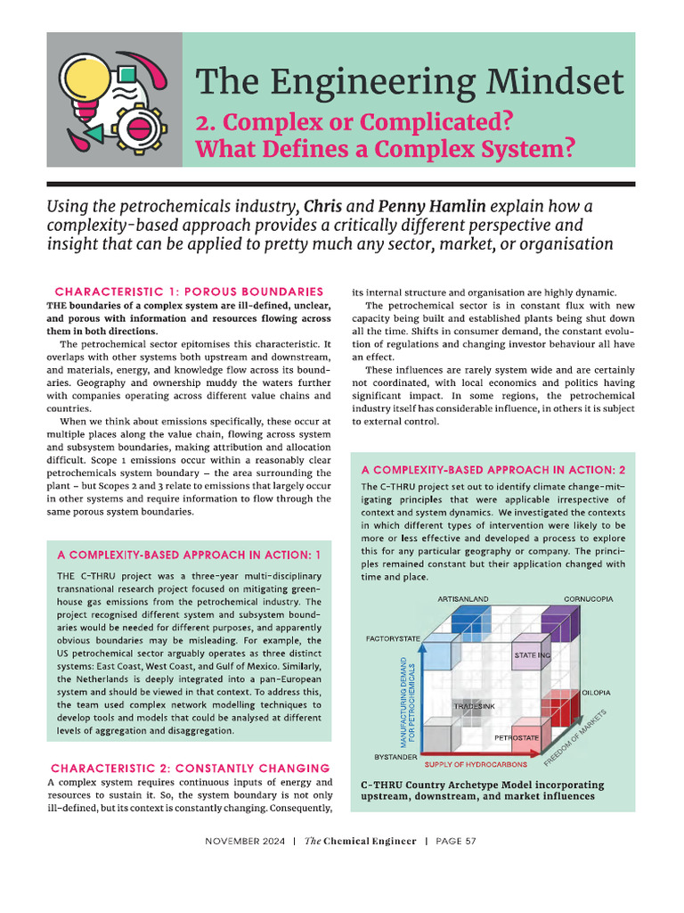 Complex or Complicated - What Defines A Complex System | PDF