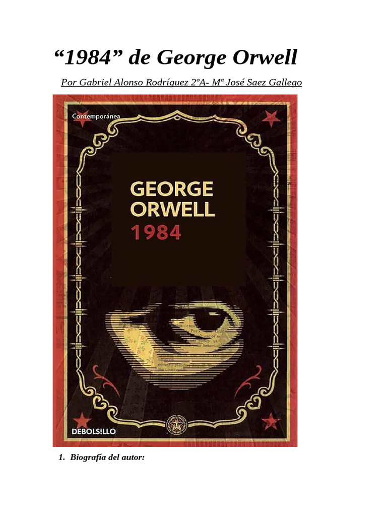"1984" de George Orwell | PDF | George Orwell