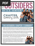 The Outsiders - Chapter 1 | PDF | Narration