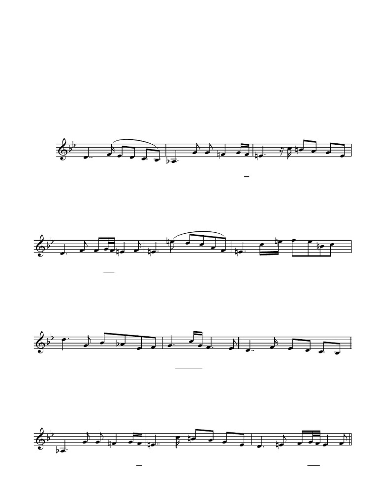 Forever Mine in as Leadsheet Bb (2) | PDF